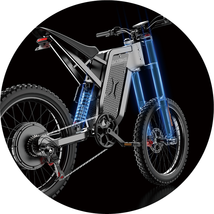 EKX X21 Max Electric Bike – 52mph, 3000W Motor, 60V Battery - GAREGEAR